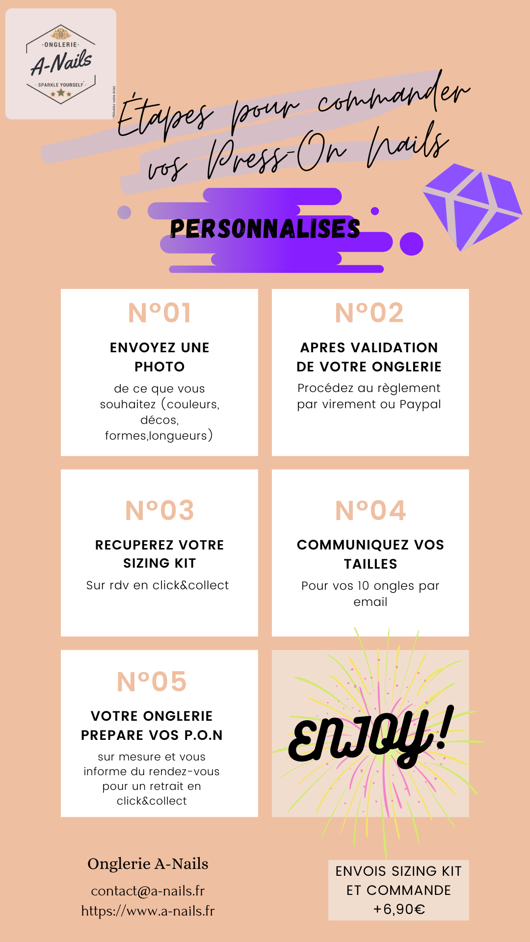 Commander vos Press On Nails – A-Nails.fr